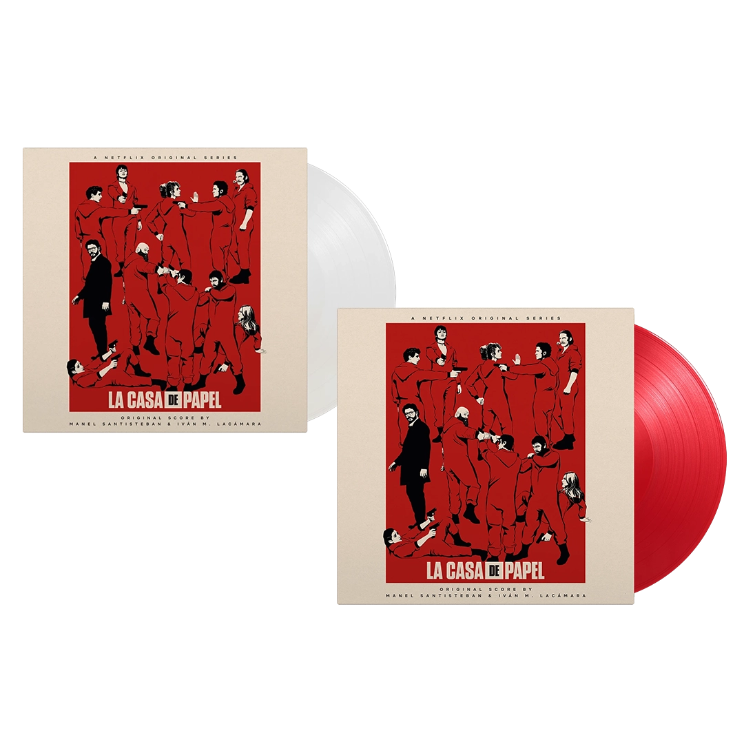 La Casa de Papel Bundle (Red & Crystal Clear) - Vinyl Soundtrack – At ...